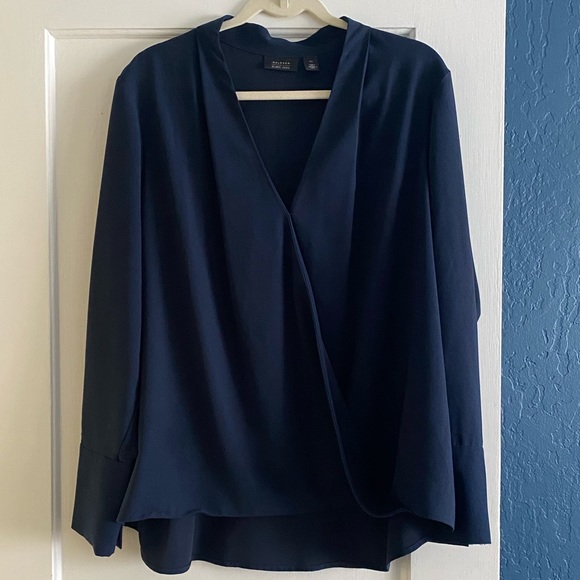 Halogen | Tops | Halogen X Atlantic Pacific Cross Front Blouse | Poshmark